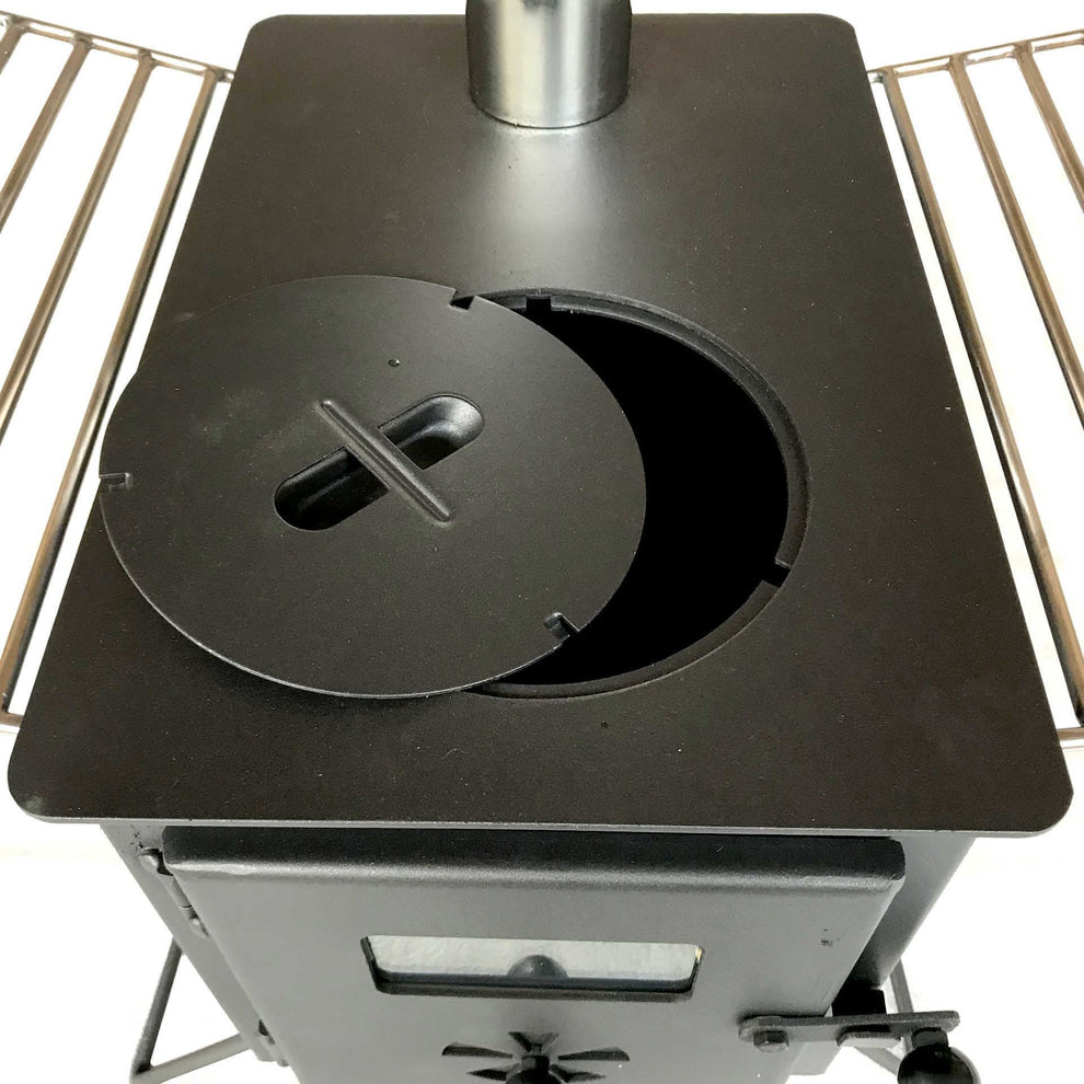 Wood Burning Cubed Outdoor Expedition Overland Camping Cooking Stove ...