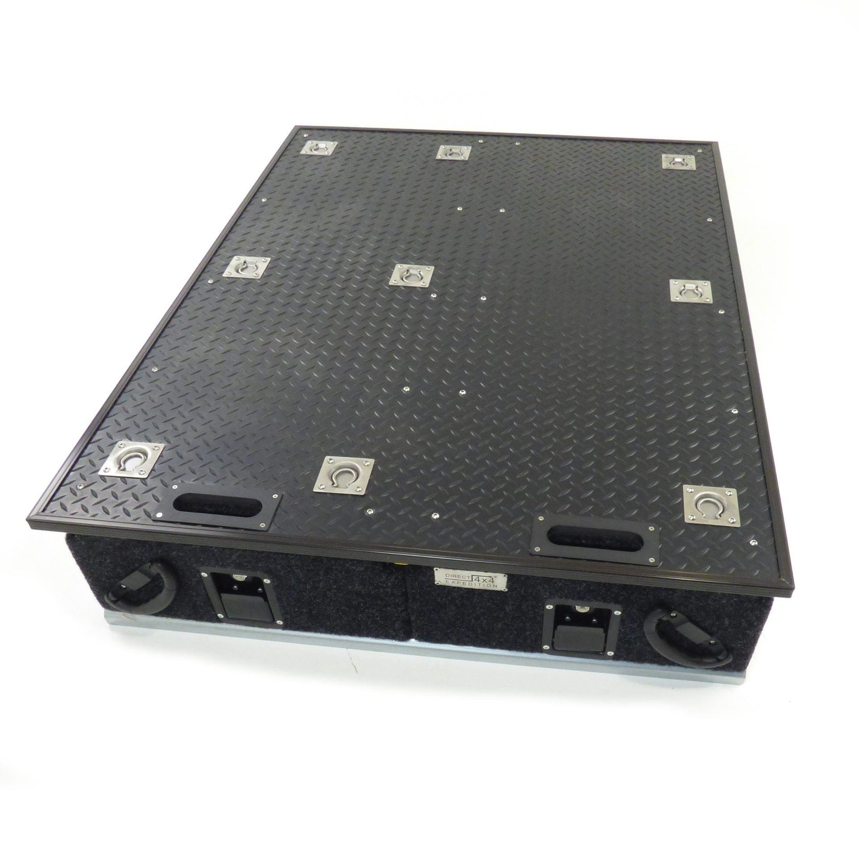 Full Width Slide Rubber Top Twin Drawer System – Direct4x4